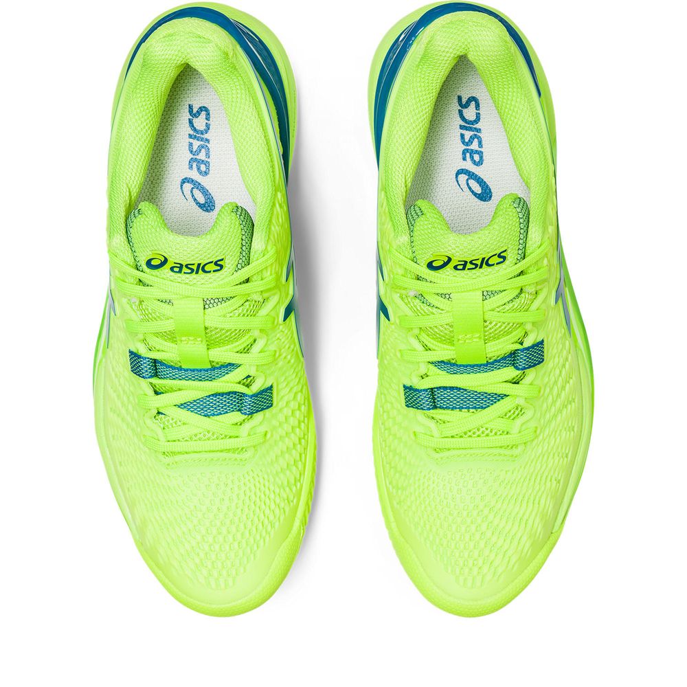 Tenis Asics Gel Resolution 9 Clay Femenino Verde New Asics Colombia
