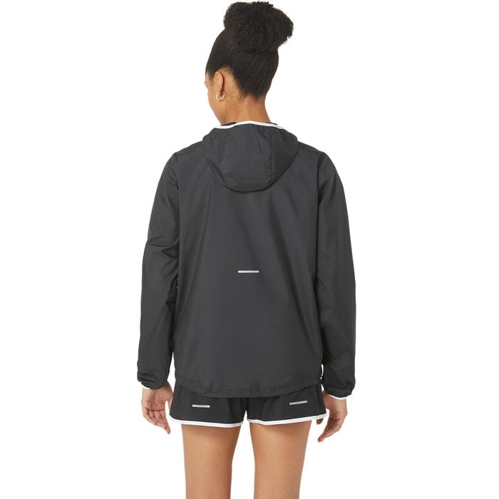 Chaqueta ASICS Icon Light Packable Jacket - Femenino - Negro - NEW ...